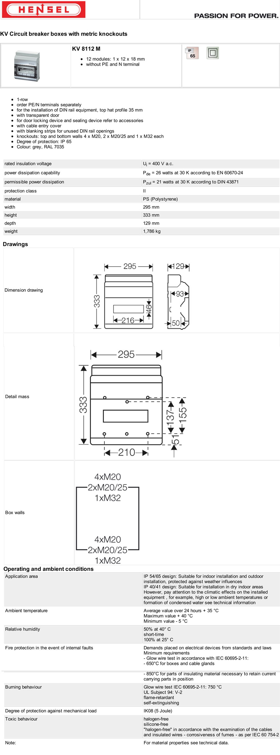 Buy Hensel KV 8224 M 24 Module IP65 Distribution Board at Best Price in ... Buy Hensel KV 8224 M 24 Module IP65 Distribution Board at Best Price in ...