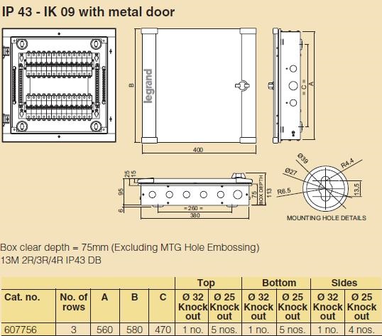 Buy Legrand 607756 3x13 Module Flexy DB at Best Price in India