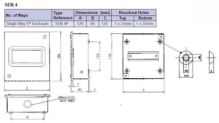 Buy ABB SEN4P FP Enclosure at Best Price in India