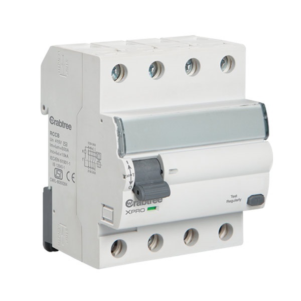 Buy Crabtree Xpro 63A 100mA 4 Pole RCCB at Best Price in India