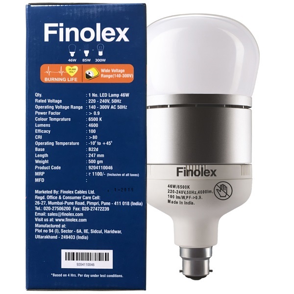 Buy Finolex 46W LED Bulb at best price in India