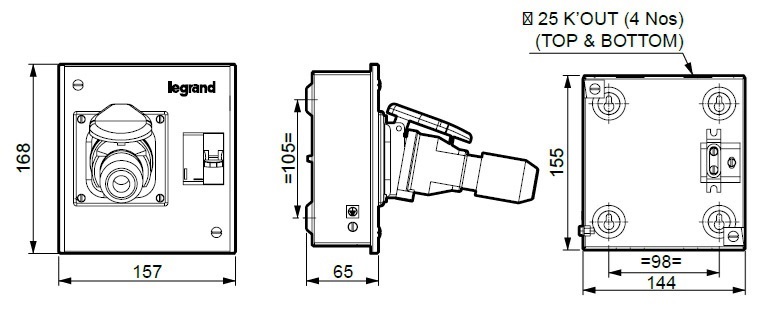Buy Legrand 507814 20A DP AC Box at Best Price in India