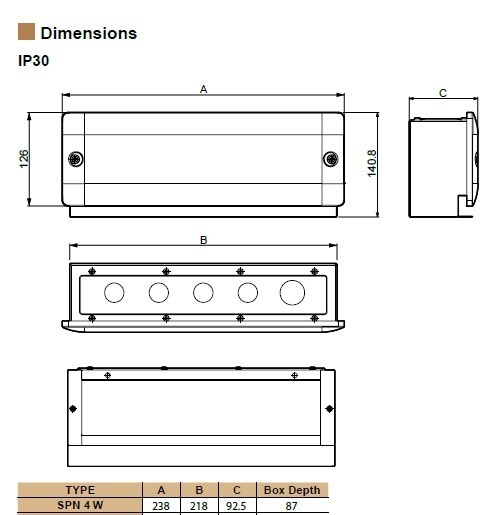 Buy Legrand 507910 4Way SPN DB Cable End Box at Best Price in India