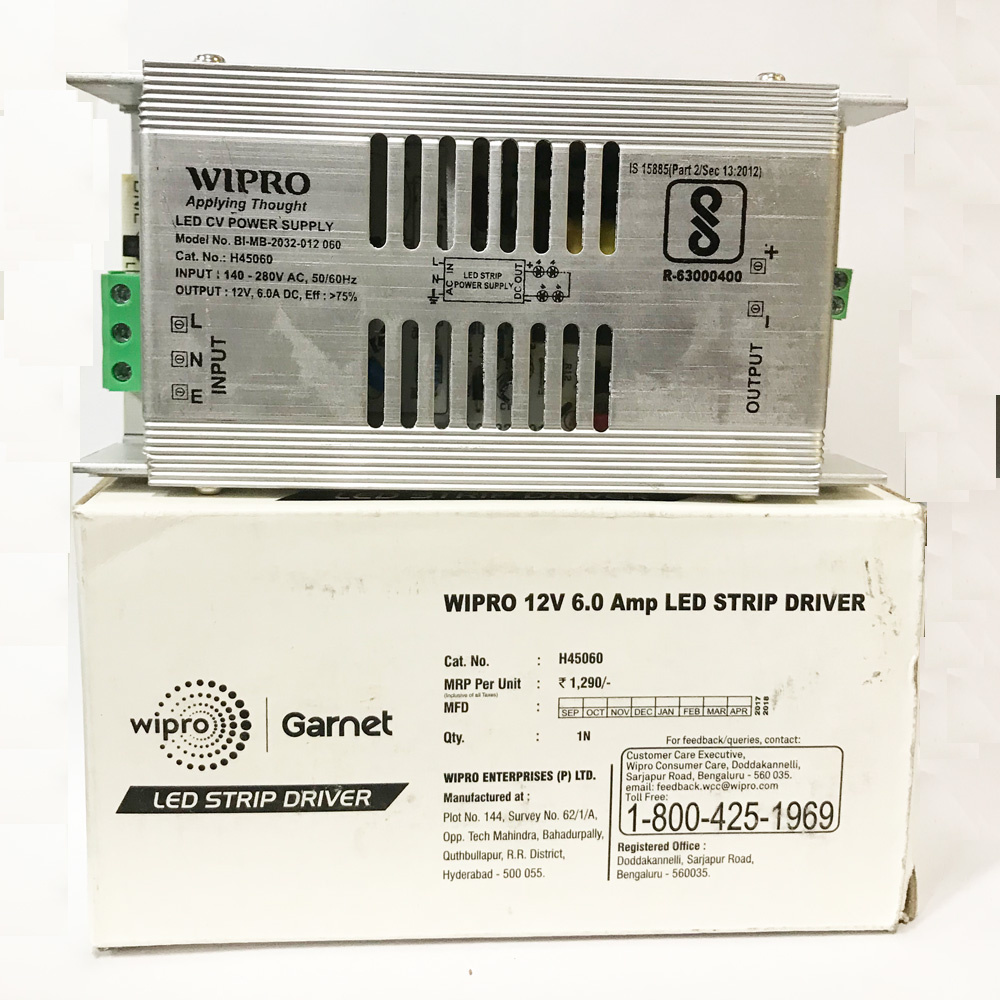 Buy Wipro Garnet 72W 50-50 LED Strip Light With Driver at Best Price in ...