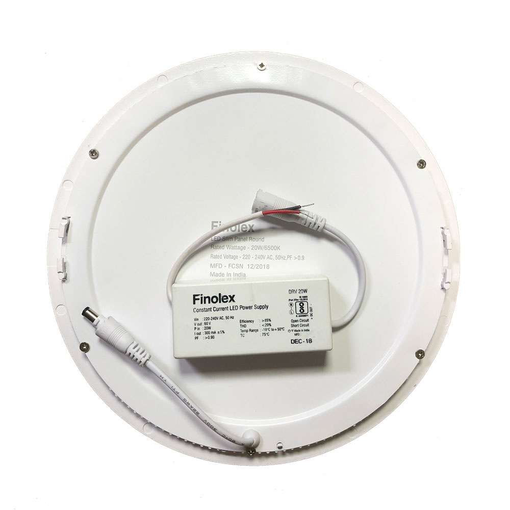 Buy Finolex 20W Round LED Slim Panel at Best Price in India