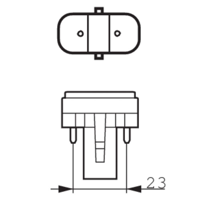 Philips 9W 2 Pin PLS CFL