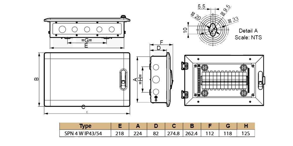 Buy Legrand 607710 4Way SPN DB at Best Price in India
