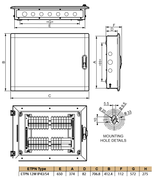 Buy Legrand 607718 12Way TPN DB at Best Price in India