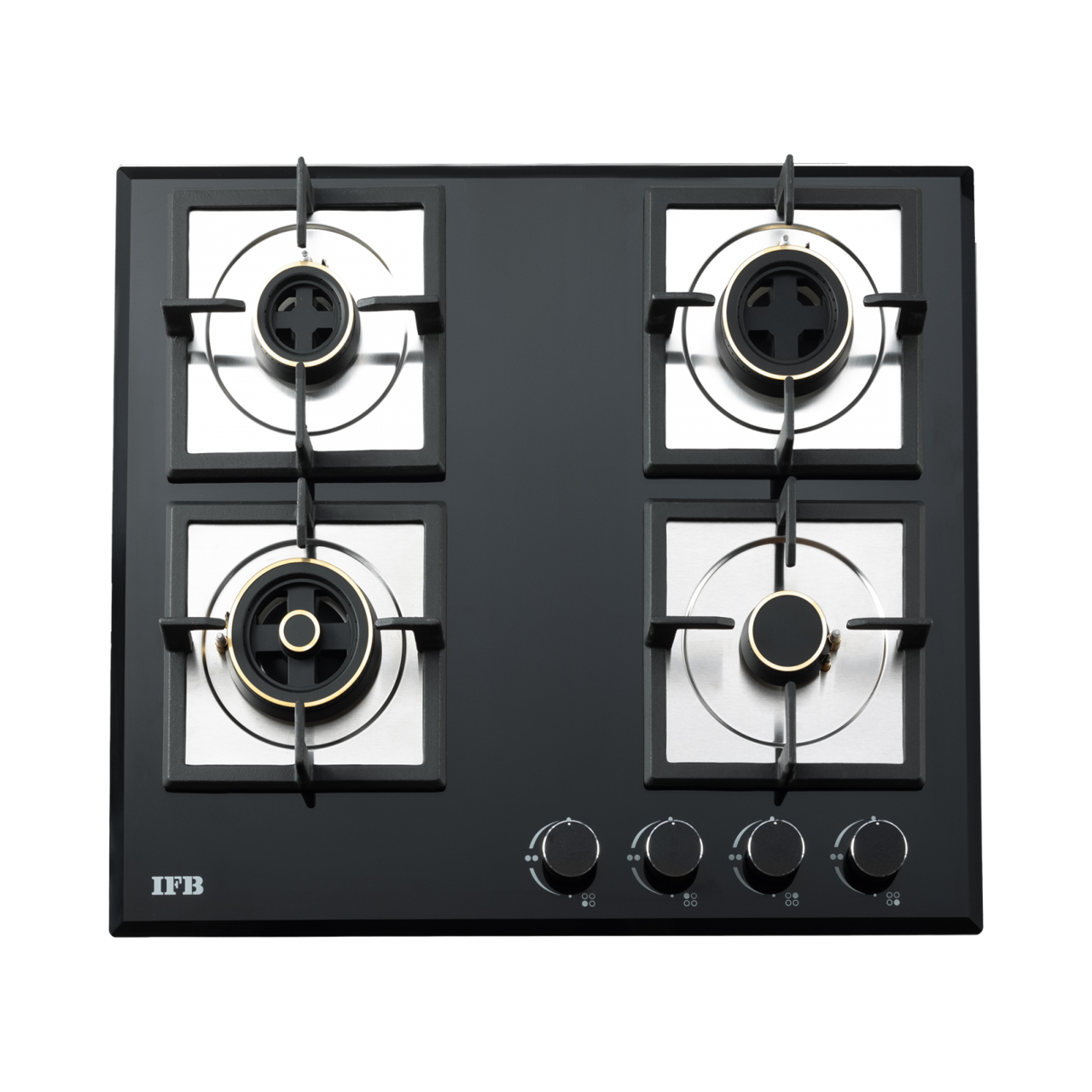 Buy IFB 60-04-GCI4B 4 Brass Burner Built In Hob Online at Low Price in ...