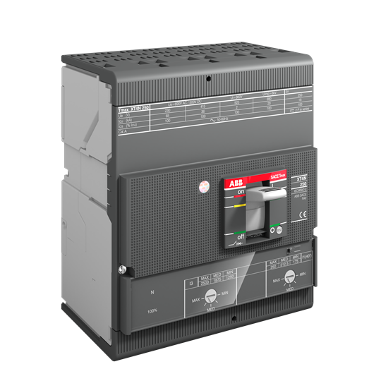 Buy ABB XT4 250 1SDA068111R1 250A 36kA 4 Pole MCCB at Best Price in India