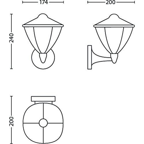 Buy Philips Robin 6W Black LED Wall Lights Online at Low Price in India