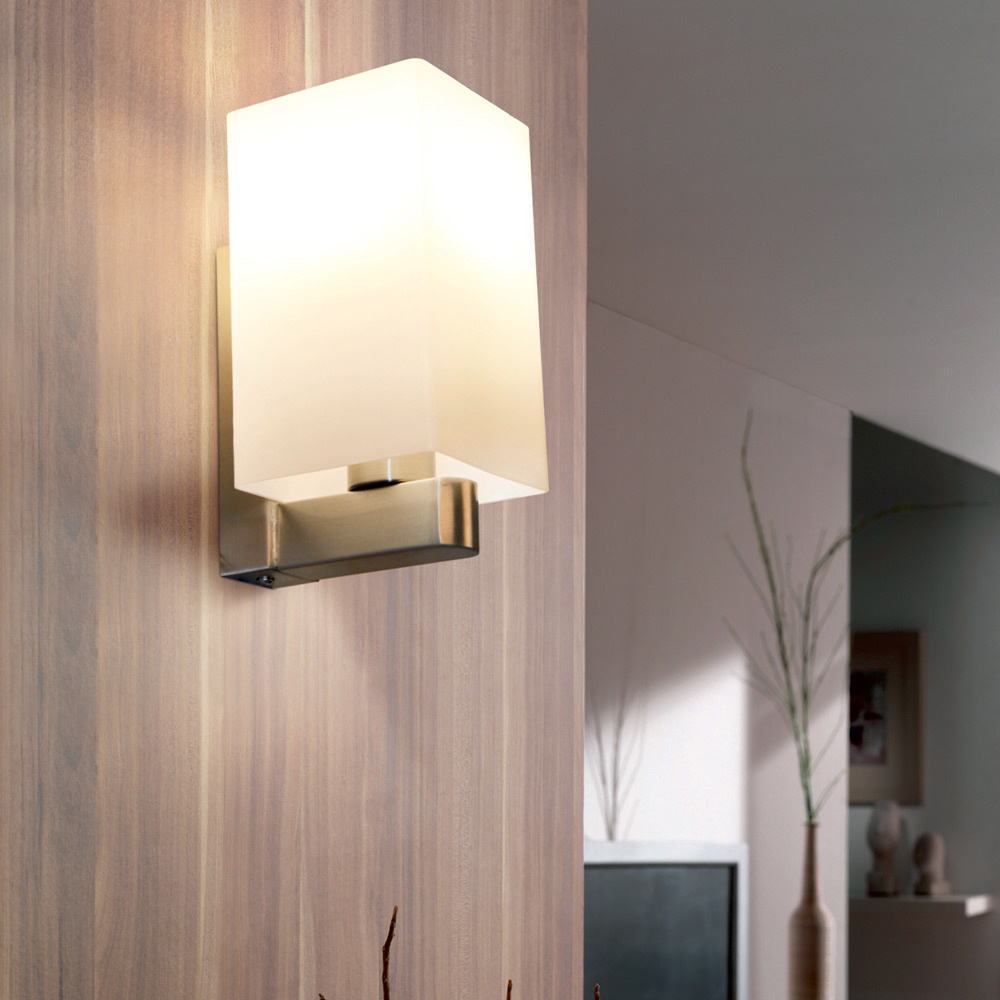 Buy Philips Chiffe E-27 (Bulb Base) White & Silver Wall Lights Online ...