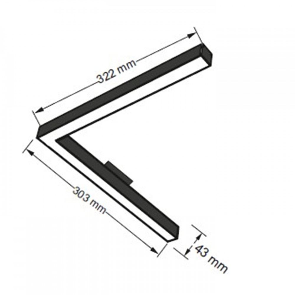 Buy Philips Webber 581982 24W L-Shaped Diffused Blade Led Magnetic ...