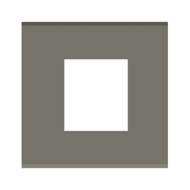 Buy Norisys Cube CG309.09 8 Module Vertical Solid Glass Metal Grey ...