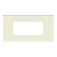 Buy Norisys Cube CG309.38 8 Module Vertical Solid Glass Ultra White ...