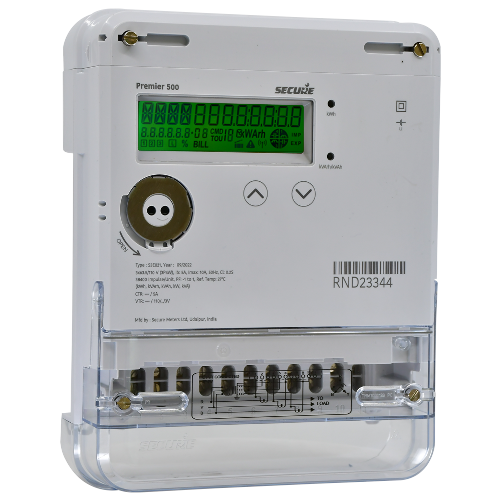Buy Secure Premier 500 LT-CT Trivector Energy Meter at Best Price in India