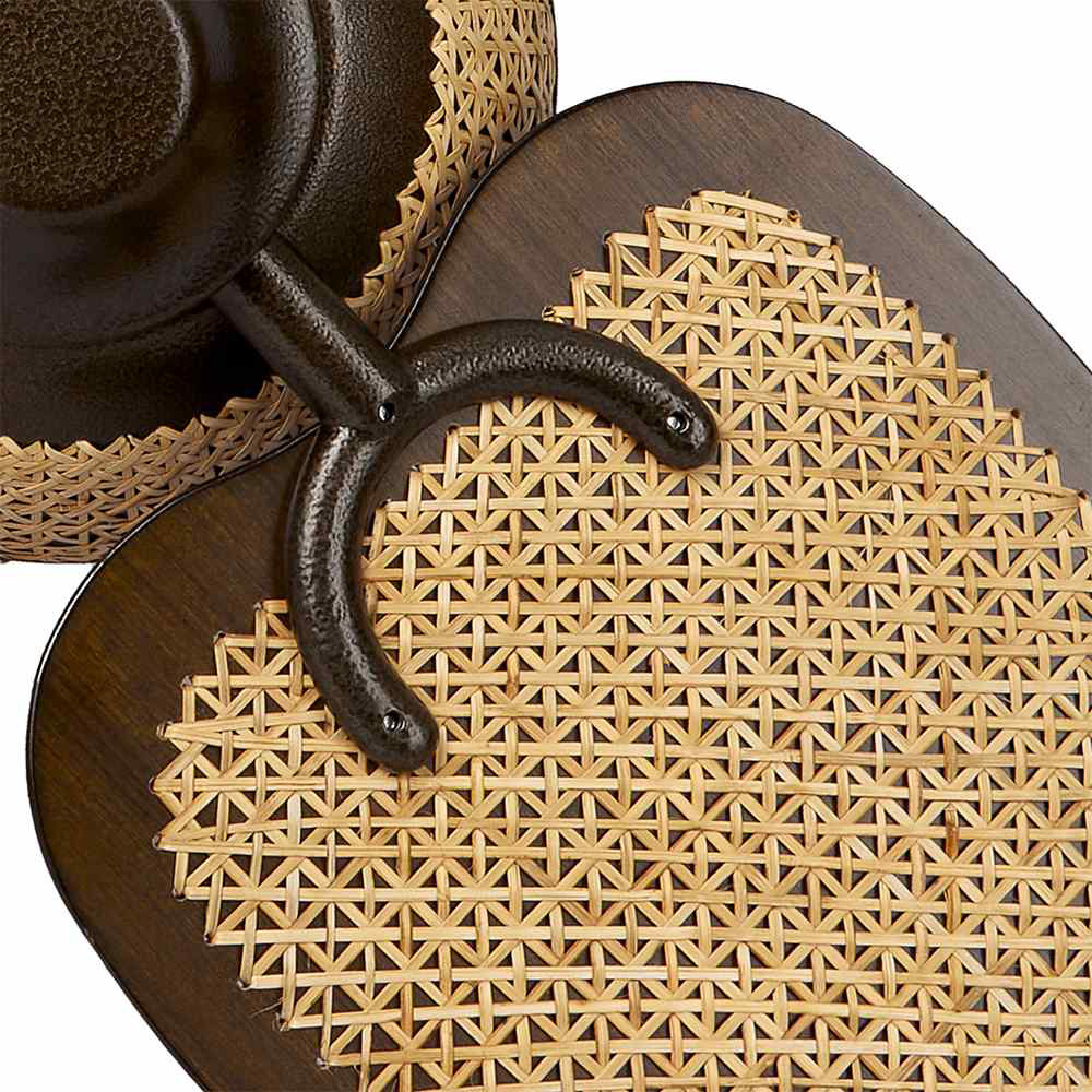 Buy The Fan Studio Shalimar Cane Leaf 36" Luxury Ceiling Fan at Best ...