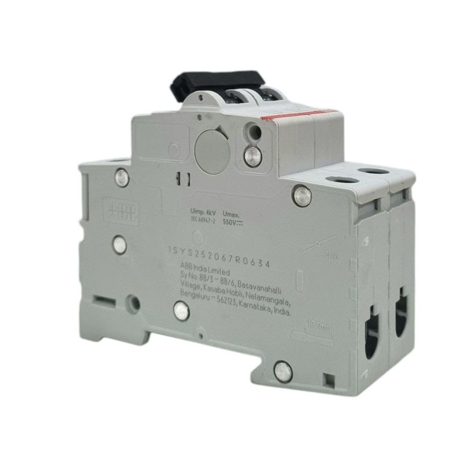 Buy ABB 32A C-Curve 6kA 2 Pole DC MCB at Best Price in India