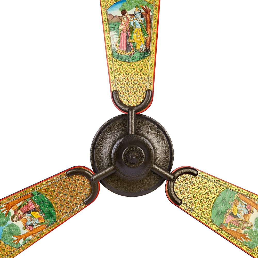 Buy The Fan Studio Monarch Mysore Kalam Art 36" Luxury Ceiling Fan at ...